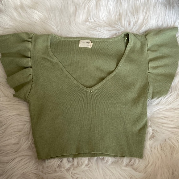 Dreamers By Debut | Tops | Cute Knit Crop Top | Poshmark